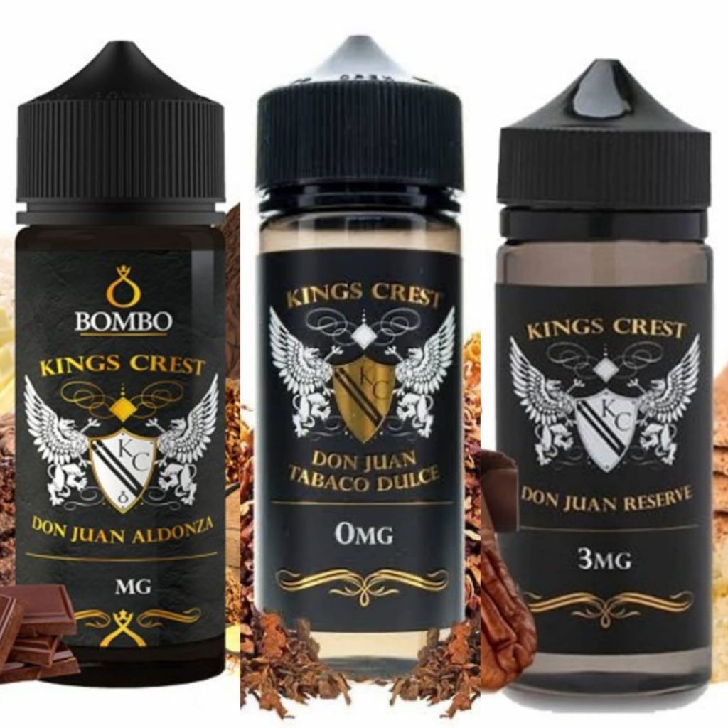 KINGS CREST LINEA DE TABACOS EXCELENTES SABORES 120ML 3MG NIC – GORYS ...